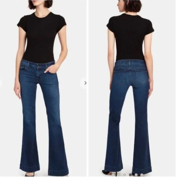 J Brand | Jeans | J Brand Bell Bottom Jeans In Dark Wash Ink Size 28 ...